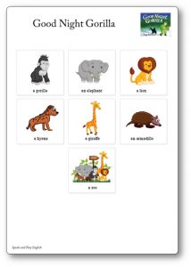 Good Night Gorilla by Peggy Rathmann : Printable Activities