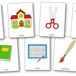 Classroom Objects Memory Game - Free Printable - Speak and Play English