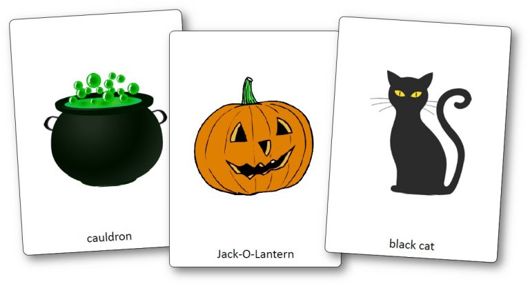 Halloween Flashcards - Free Printable Flashcards to Download - Speak ...