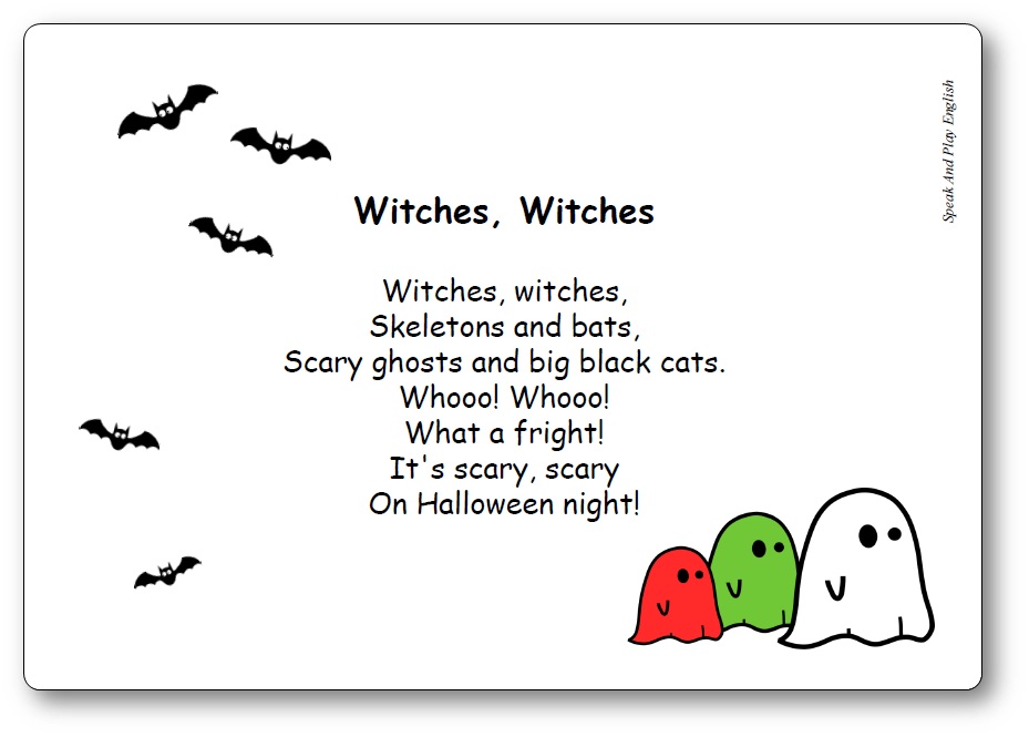 Witches Witches Skeletons And Bats Nursery Rhyme With Lyrics In