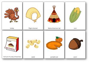 Thansgiving Flashcards – Free Printable Flashcards to Download