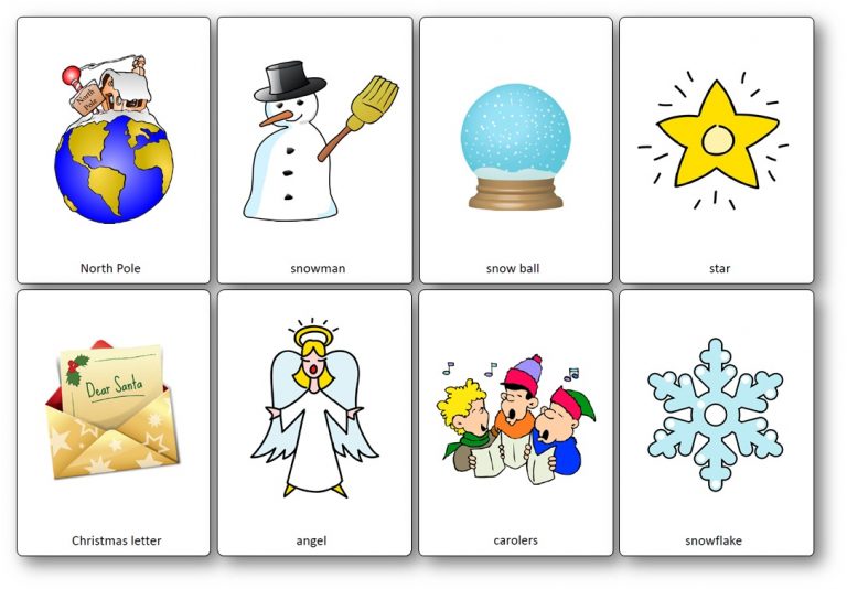 Christmas Flashcards - Free Printable Flashcards to Download - Speak ...