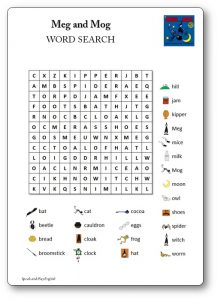 Meg and Mog by Helen Nicoll et Jan Pienkowski: Printable Activities and ...