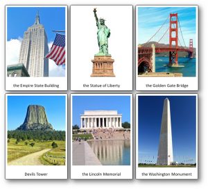 The United States Picture Cards - Free Printable Flashcards to Download