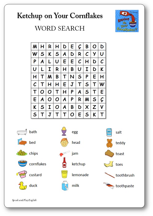 "Ketchup on Your Cornflakes" by Nick Sharratt: Printable Activities and ...