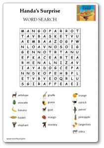 "Handa's Surprise" by Eileen Browne: Printable Activities and ...